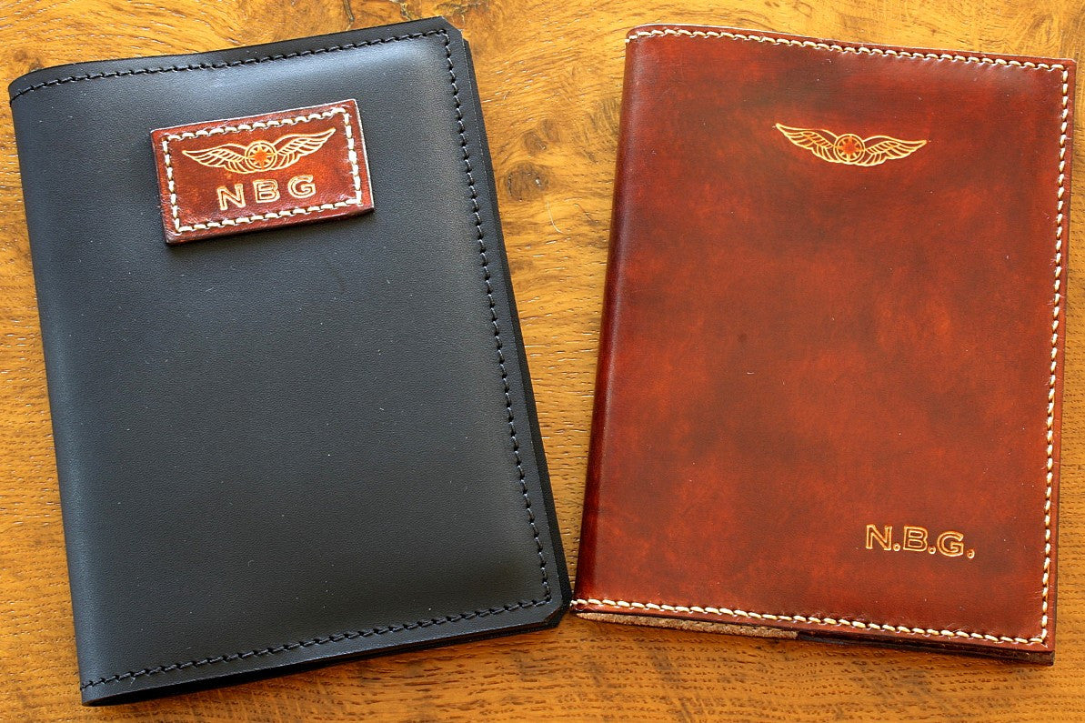 CASA Pilot Licence Folder cover – Sparrowhawk Leather NZ