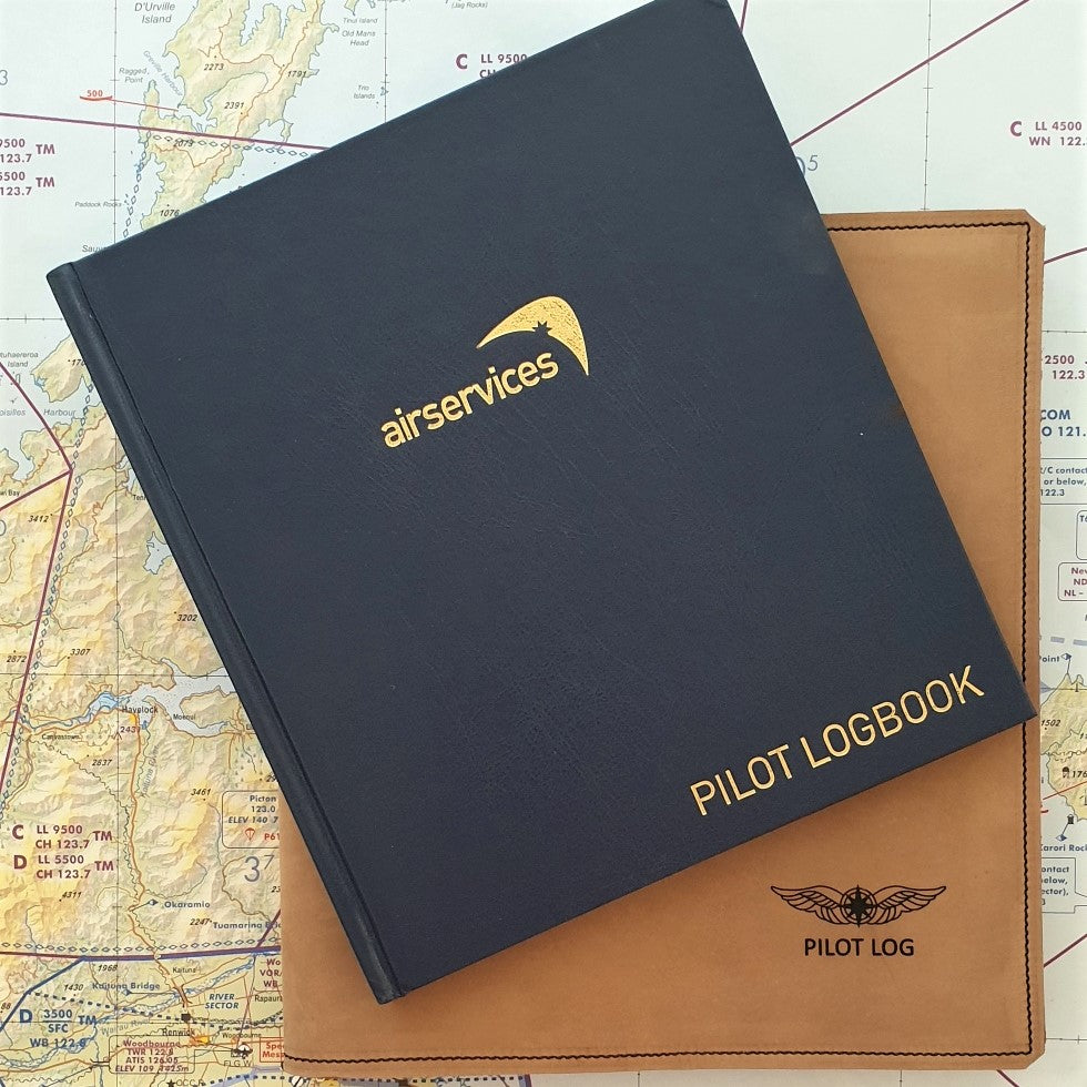 CASA ATC or AirServices Pilot Logbook cover - NZ Made - Nubuck Leather ...