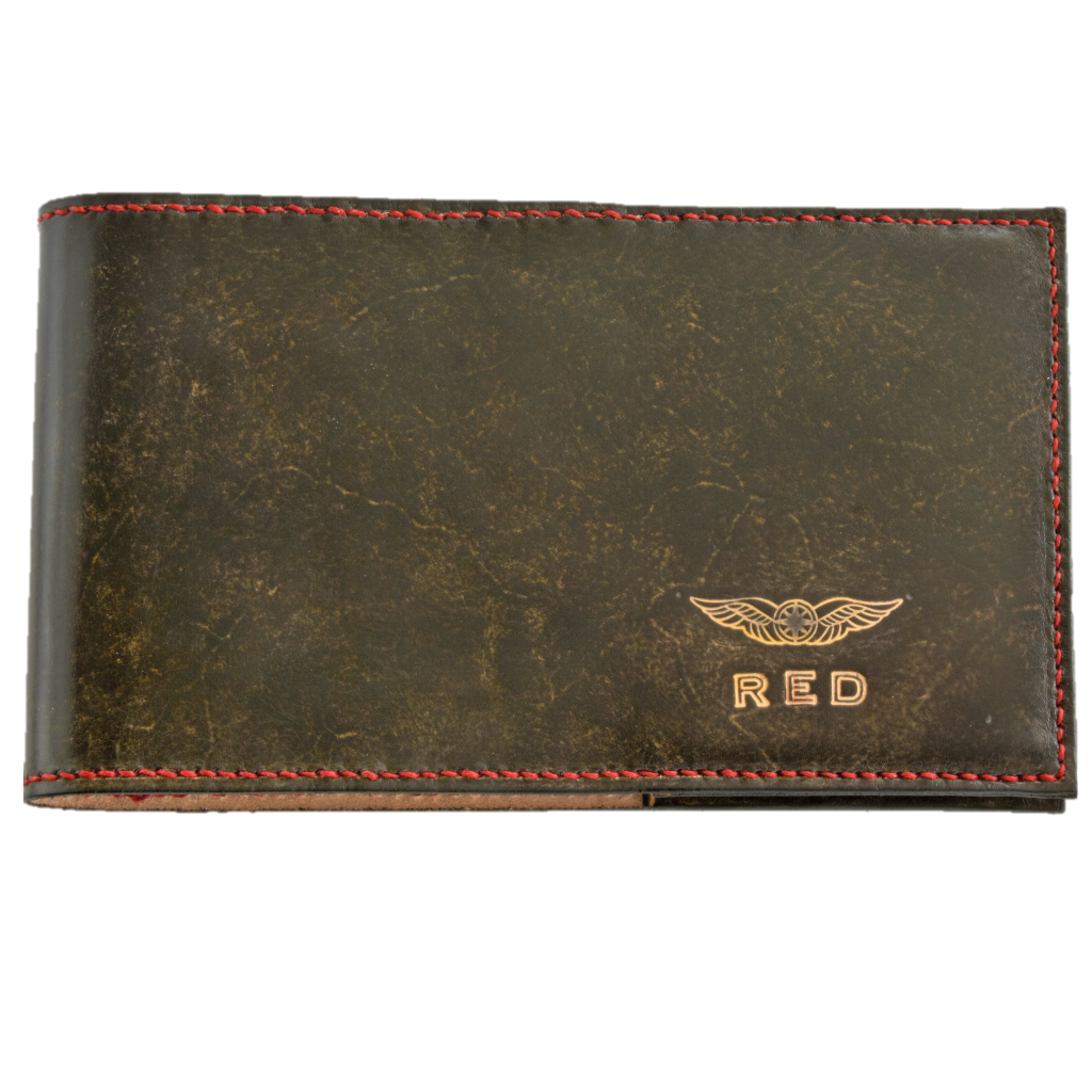 FAA (US) Pilot Logbook Cover PPL - 1 colour embossed small wings & ini ...